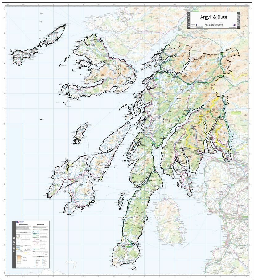 Scottland Map Counties