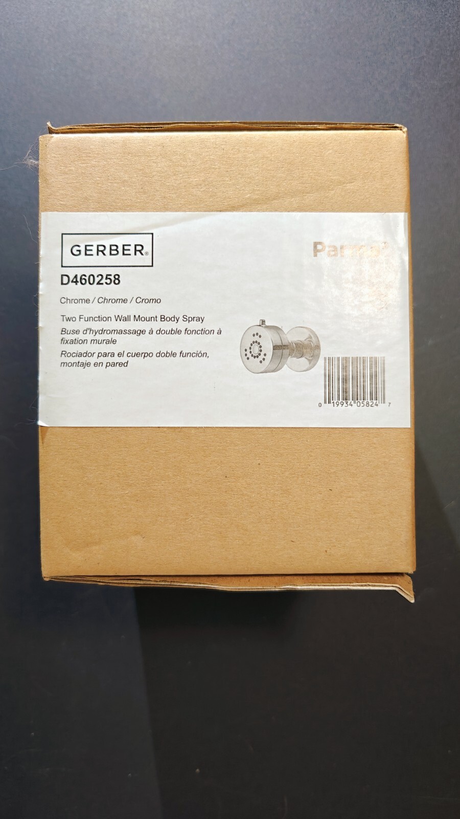 Danze D460258 Parma 2-Function Wall Mount Jets Body Spray, Chrome for ...