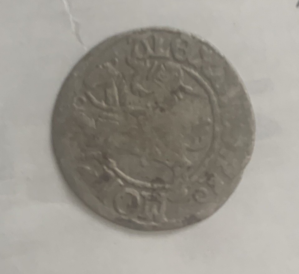 1620 - 1625 EAGLE SILVER PIRATE COIN FOUND PUERTO RICO MINELAB METAL ...