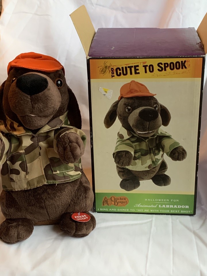 CRACKER BARREL "SINGING LABRADOR REQUIRES 3AA*PLUSH* 11" | eBay