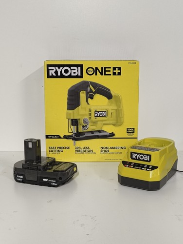 RYOBI 18V Volt ONE+ Cordless Jig Saw Compact PCL525B W BATTERY And ...
