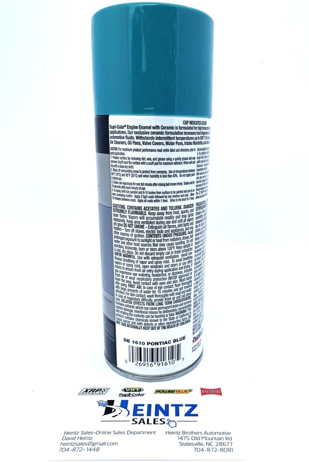 DupliColor DE1610 Pontiac Blue Engine Enamel Paint w/ Ceramic - 12oz | eBay