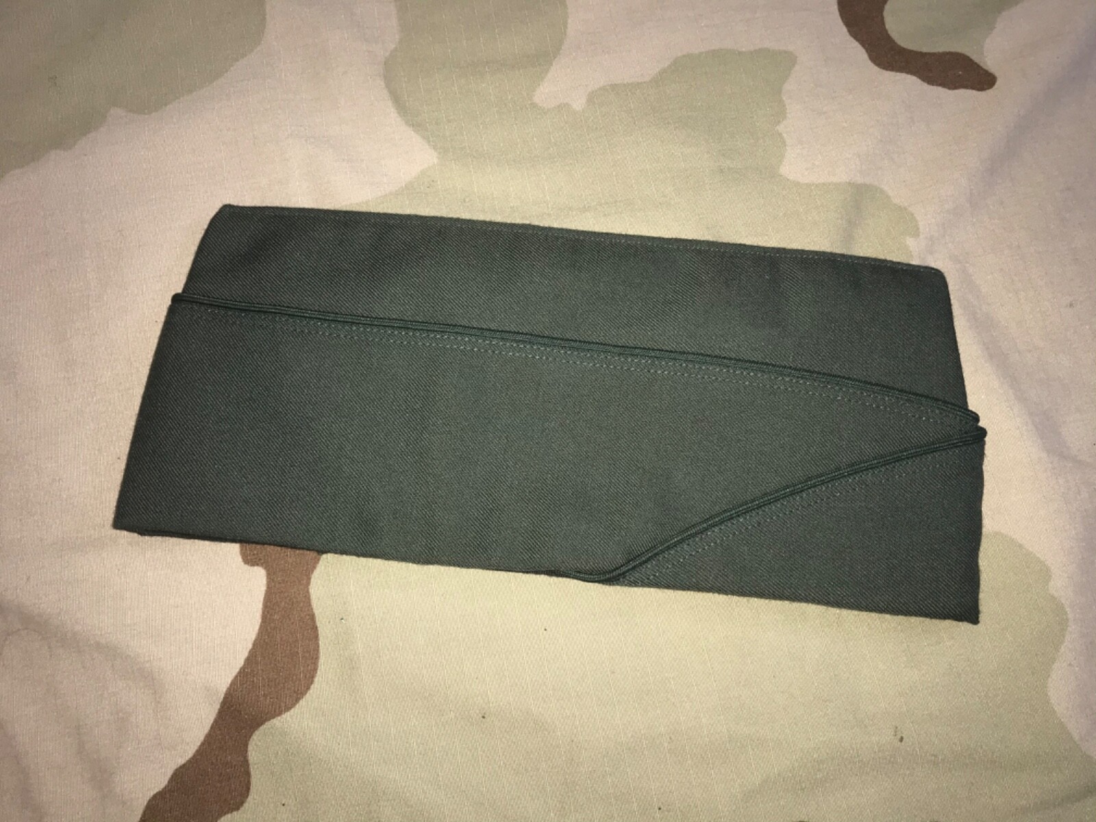 US ARMY MEN'S DRESS GREEN GARRISON CAP AG-344 UNIFORM ENVELOPE HAT VAR ...