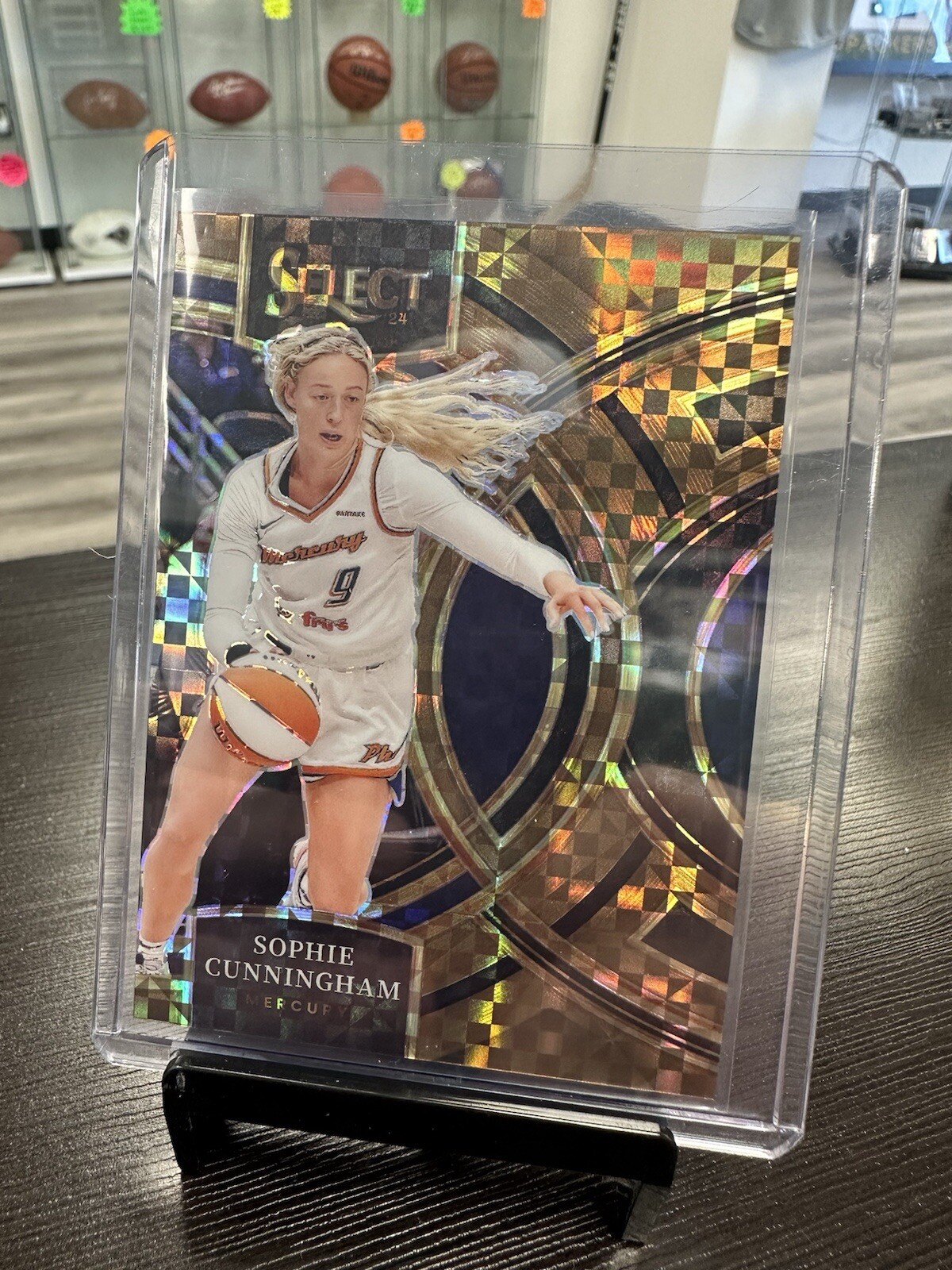 2024 Panini Select WNBA Sophie Cunningham Copper Checkerboard /49 #196 ...