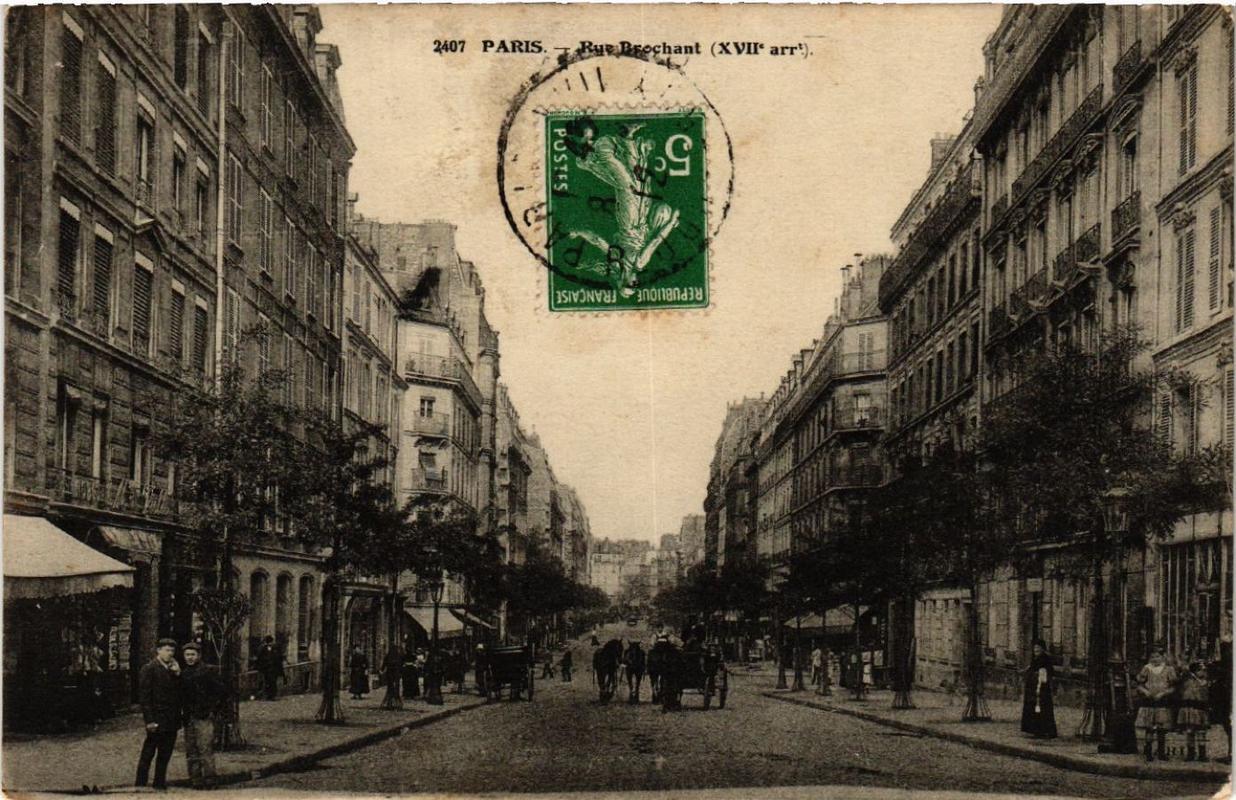 CPA PARIS (17e) Rue Brochant (563487) | eBay