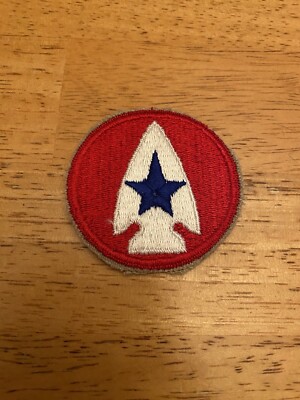 US Army Combat Development Command Patch Red White Blue Arrowhead Star ...