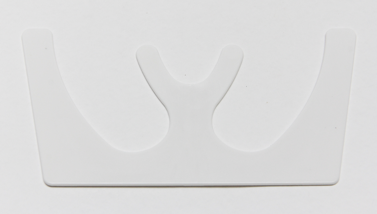 DENTAL OCCLUSAL MAXILLARY CASTING PLASTIC FOX PLANE PLATE WHITE ...