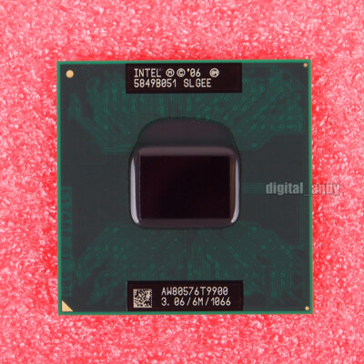 Intel Core 2 Duo Mobile T9900 3.06GHz Dual-Core SLGEE Socket M CPU ...