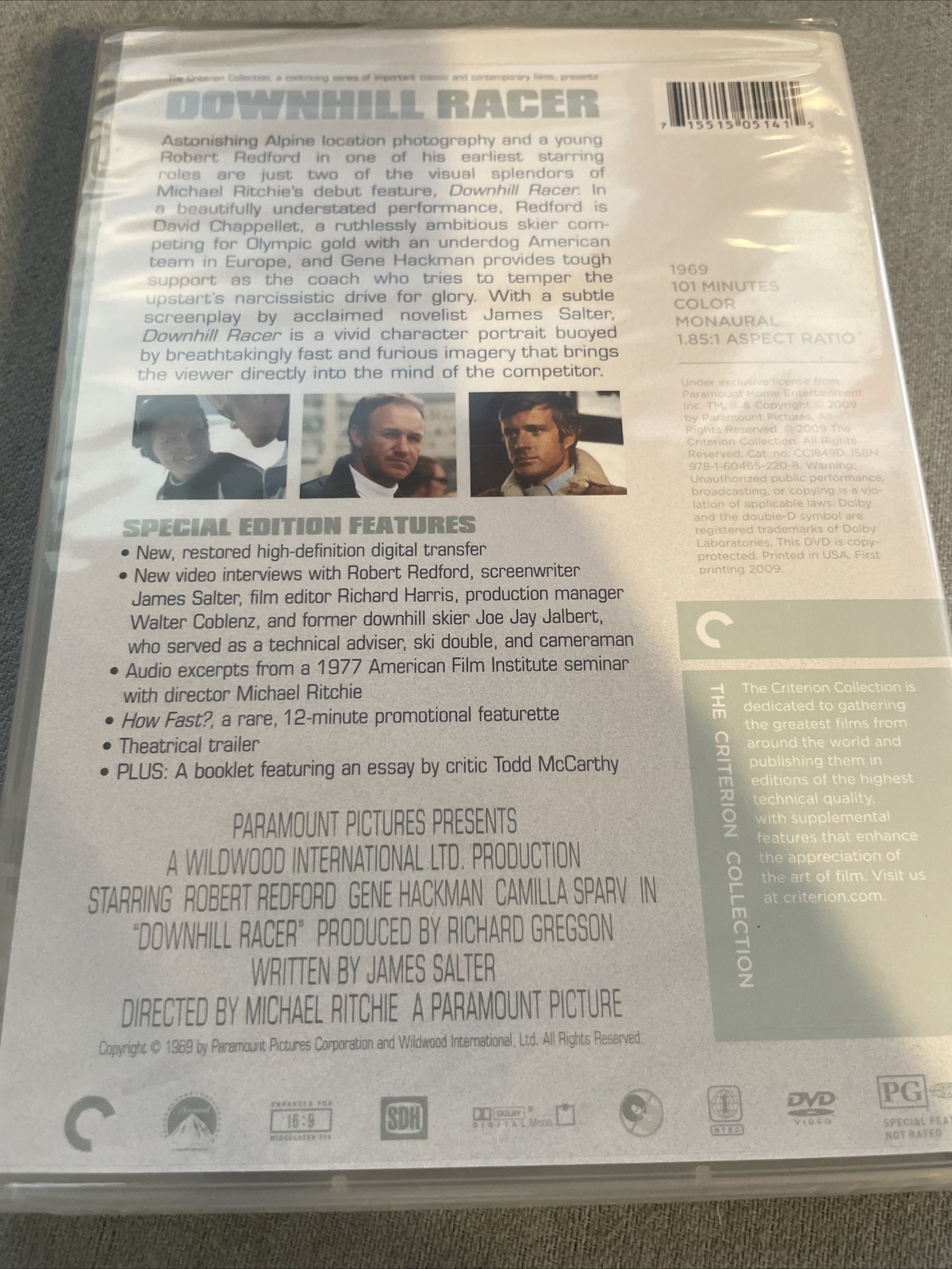 Criterion Collection: Downhill Racer [Widescreen] [Special Edition ...