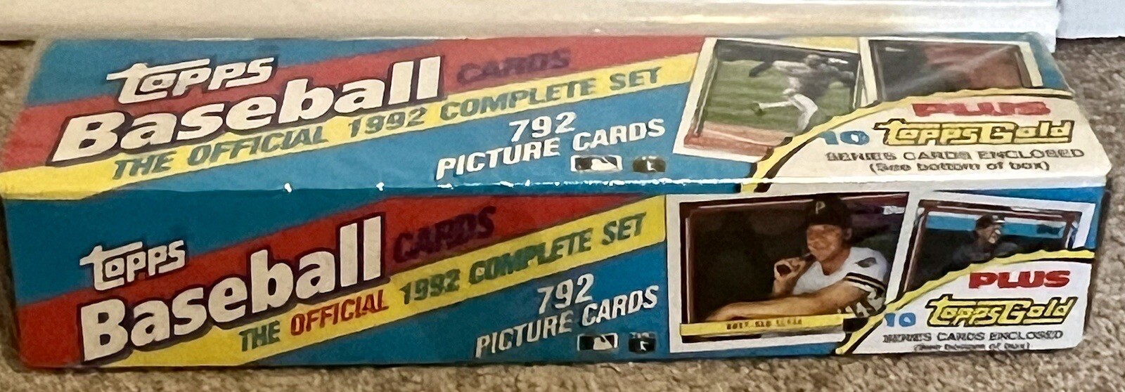 1992 Topps Baseball Cards Complete Factory Sealed SET 1-792 RC + 10 ...