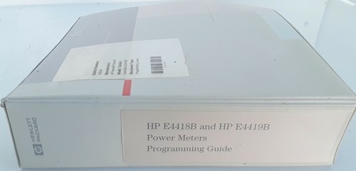 HP Agilent E4418B & E4419B Power Meters Programming Guide | eBay