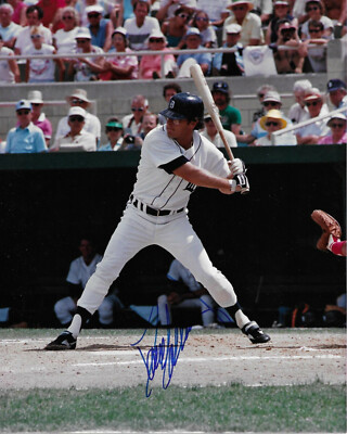 DAVE COLLINS Autographed Signed 8 x 10 Baseball Photo Detroit Tigers ...