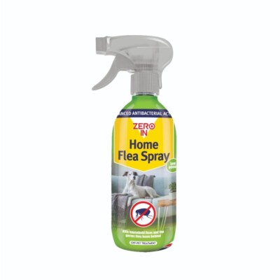 Zero in Insect Fast-acting surface Treatment Home Flea Spray 500ml ...