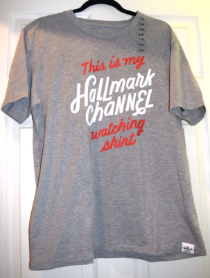 This Is My Hallmark Channel Watching Shirt Women's Graphic T-Shirt Gray ...