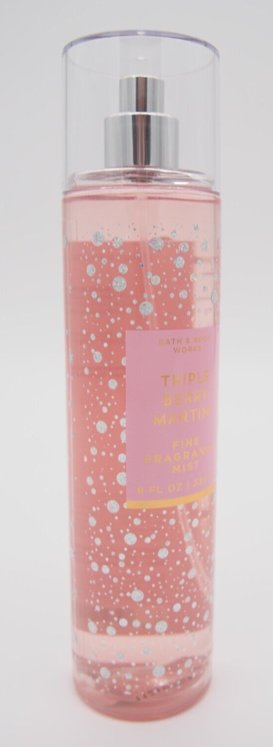 (6) Bath & Body Works Pink TRIPLE BERRY MARTINI Sparkle Bubbles Mist ...