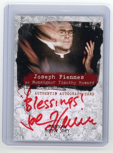 2015 AMERICAN HORROR STORY ASYLUM JOSEPH FIENNES AUTO AUTOGRAPH TIMOTHY ...