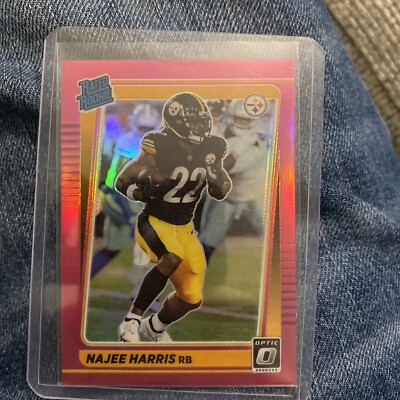 Najee Harris 2021 Panini Optic Rated Rookie Pink Football Card #213 (NM ...