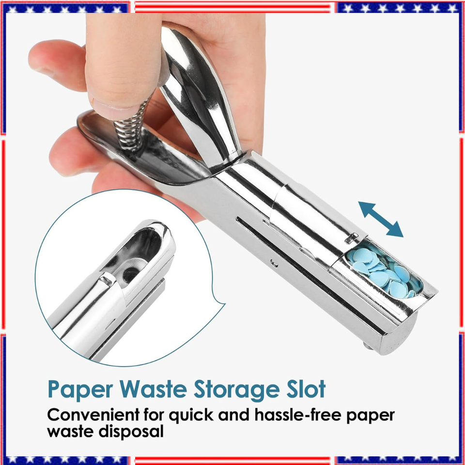 Heavy Duty Hole Punch Single One Hole Puncher Paper Hole Punch Long ...