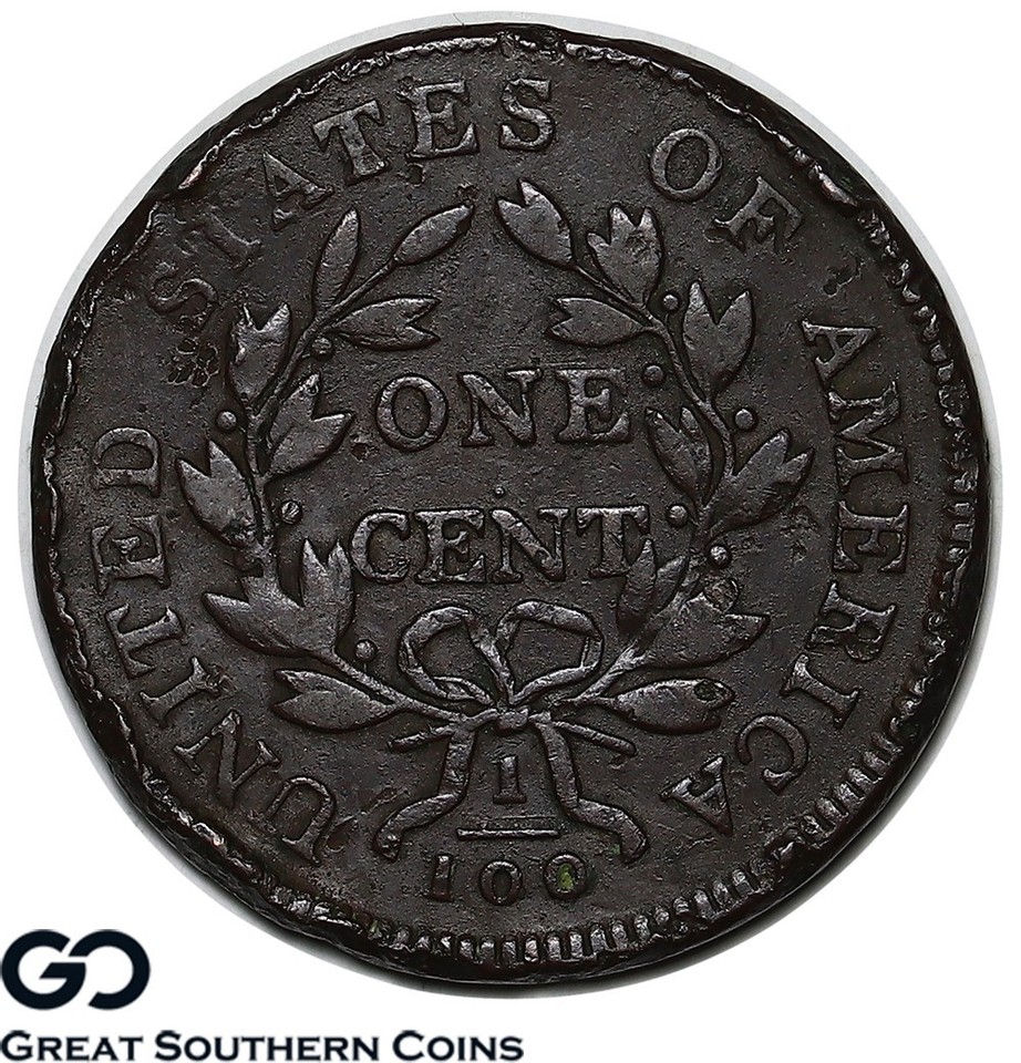 1803 Large Cent, Draped Bust, XF Wholesale Bid: 860, Scarce Early ...
