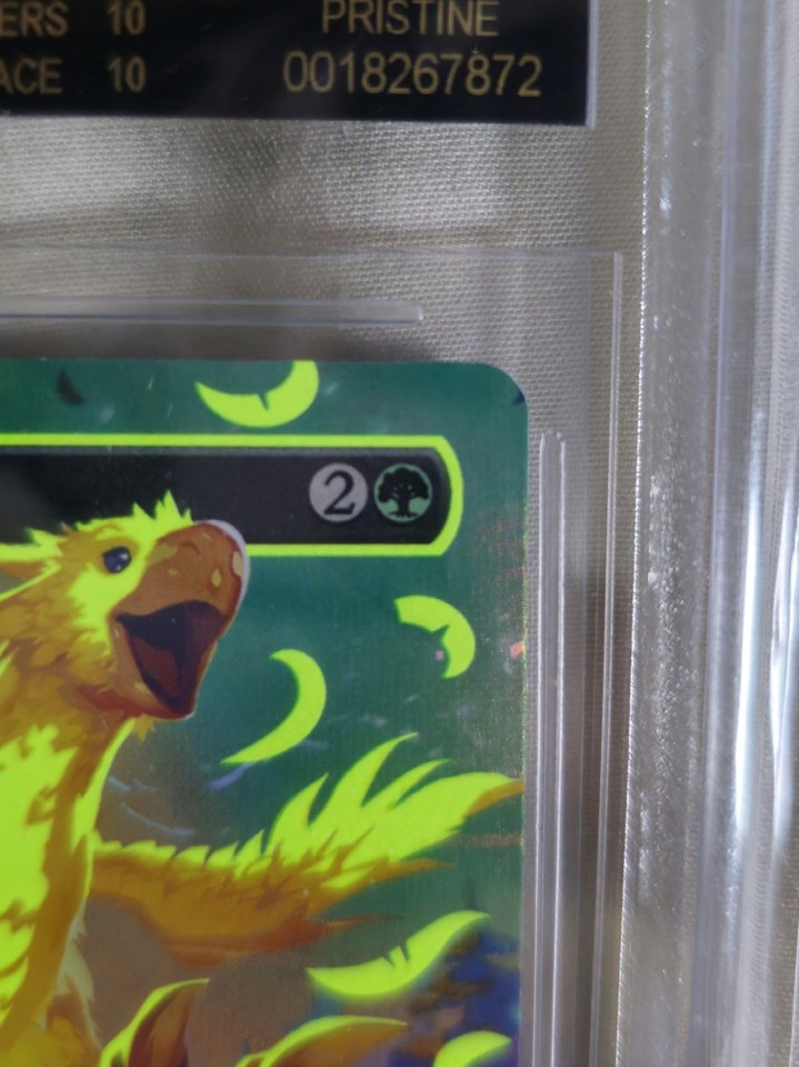 Traveling Chocobo (Borderless) (Neon Yellow) Final Fantasy Foil- Black ...