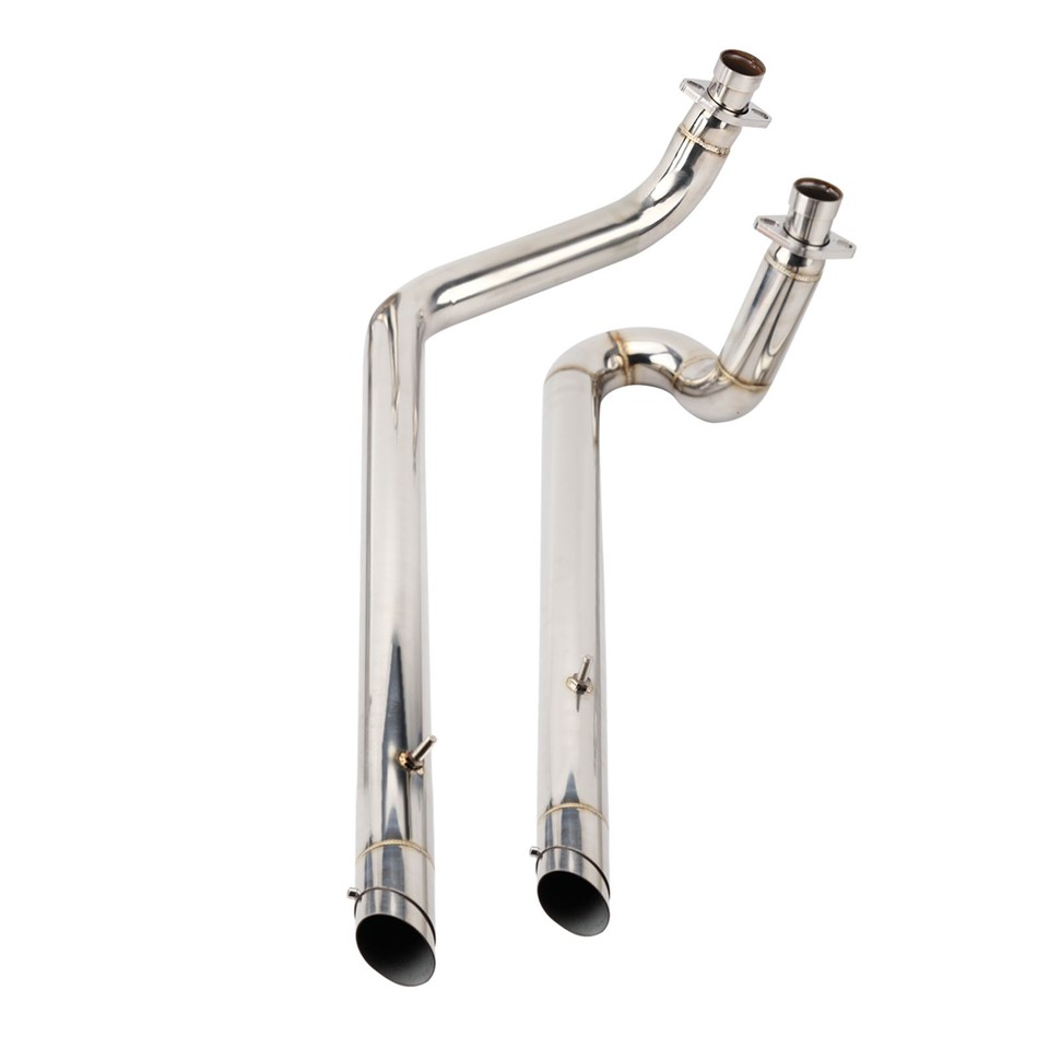 Chrome Shortshots Staggered Exhaust Pipes System For Kawasaki Vulcan ...
