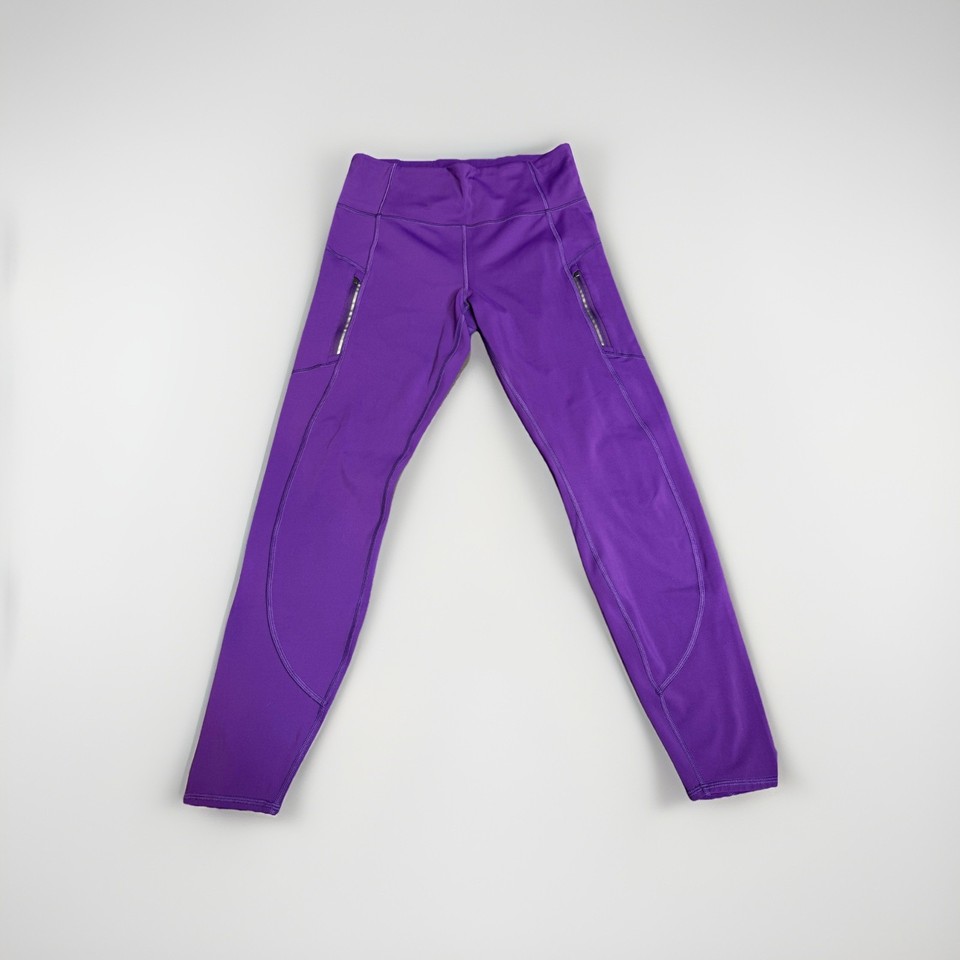 Athleta Rainier Tight Legging Purple Size Medium reflective | eBay