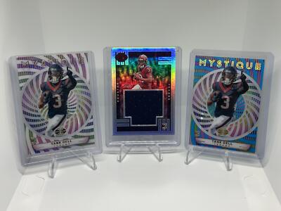 Lot of 3 Premium Tank Dell Rookie Cards, /199 Patch, /299 Mystique ...