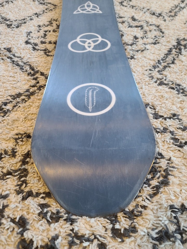 Burton Easy Livin Led Zeppelin Swan Song 155 Camber Snowboard | eBay