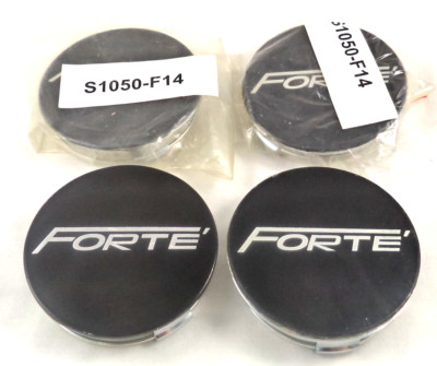 Forte Wheels Black Custom Wheel Center Caps Set of 4 # S1050-F14 NEW | eBay