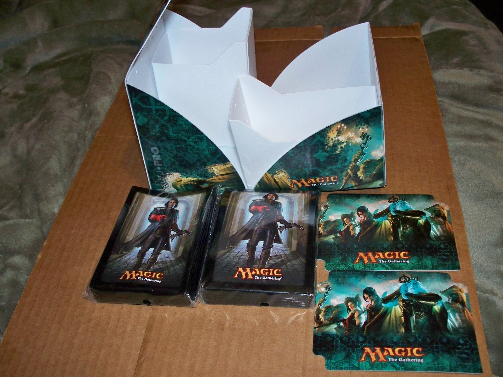 MTG Magic Conspiracy Ultra Pro Dual Deck Box w/2 Dividers 80 Dack ...