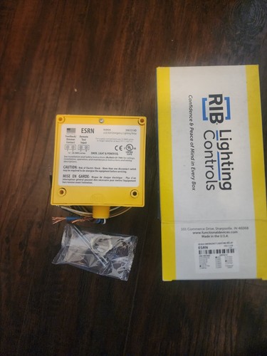 FUNCTIONAL DEVICES ESRN EMERGENCY LIGHTING BYPASS SHUNT RELAY, UL924 ...