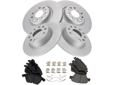 TRQ 73BT62G Front and Rear Brake Pad and Rotor Kit Fits 2011-2014, 2016 ...
