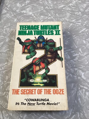 Teenage Mutant Ninja Turtles II - The Secret of the Ooze - VHS Tape ...