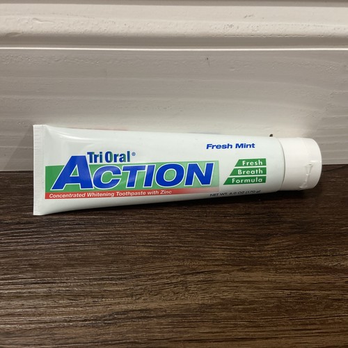 Tri Oral Action Toothpaste- Fresh Mint- 6oz Tube | eBay