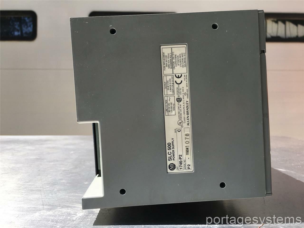 Allen Bradley SLC 5/02 PLC -10-Slot Rack w/Modules 1747-L524 Ser. C | eBay