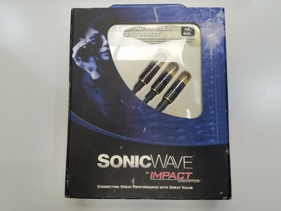 Impact Acoustics Sonic Wave Component Video Interconnect Cable Never ...