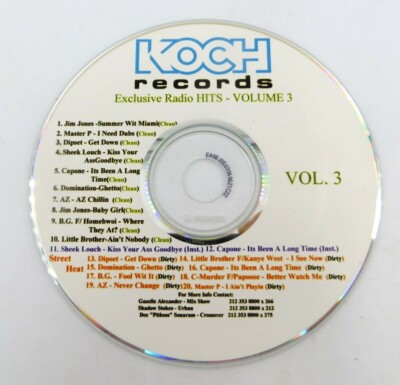 Koch Records - Exclusive Radio Hits - Volume 3 - 20 Tracks - Hip Hop ...