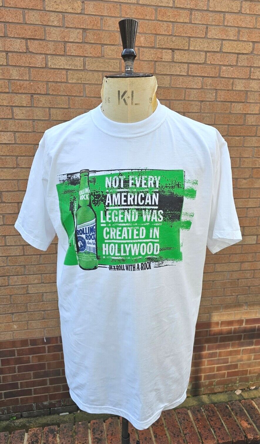 Vintage Rolling Rock Beer Sierra Teez Ultra T Shirt M… - Gem