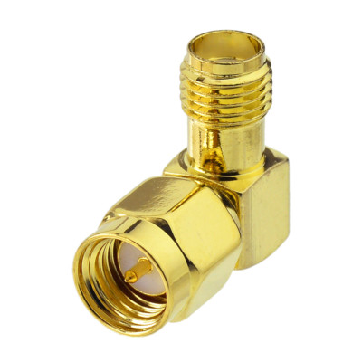 2pcs SMA Female to Male Right Angle Adapter for WiFi Router Signal | eBay