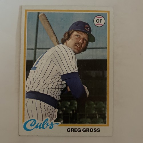 1978 Topps Baseball Greg Gross Chicago Cubs Card #397 | eBay