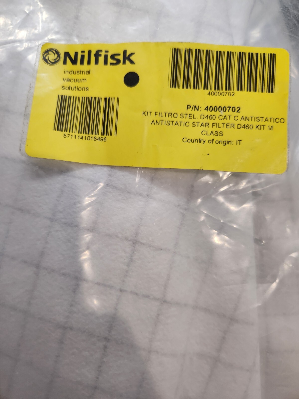 Nilfisk - 40000702 - Vacuum Filter - 15"x18-1/2"x5-1/2" - for Models ...