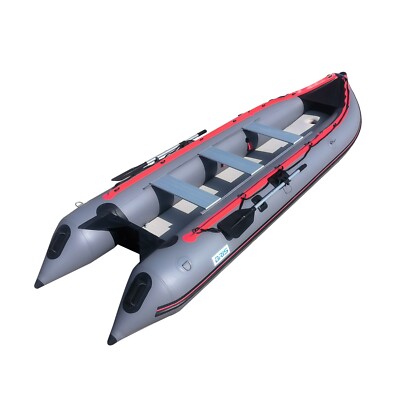 BRIS 14.5Ft Heavy Duty Inflatable Kayak Boat Tender Inflatable Canoe ...