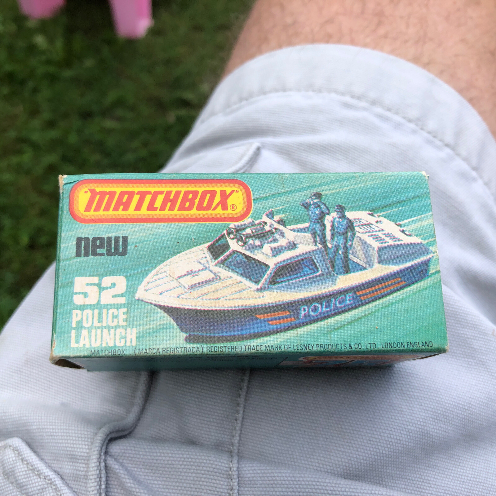 Matchbox Police Launch Boat #52 1976 in Original Box England 75 Vintage ...