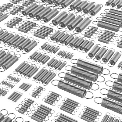 100 Pcs Extension Spring Assortment Kit Stainless Steel Springs 25 ...