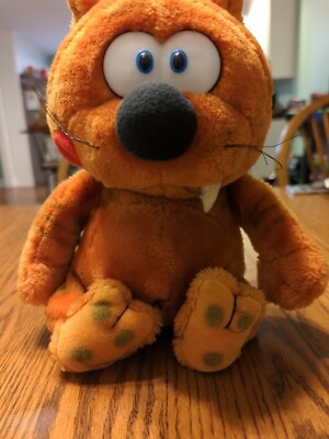 Vintage Heathcliff Plush Stuffed Animal 1982 Applause 10" Good Used ...