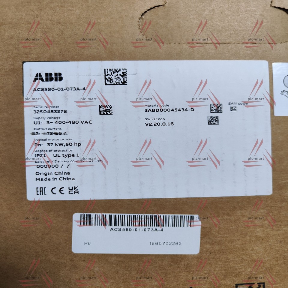 1PC New ABB ACS580-01-073A-4 37KW Frequency Converter ACS58001073A4 | eBay