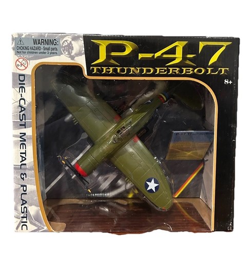 MotorMax P-47 Thunderbolt Fighter Plane Diecast Airplane ZOMBIE 1:48 ...