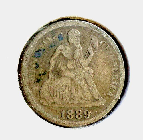 1889 Seated Liberty Dime VG | eBay