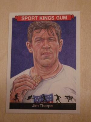 SportKings 2018 - Jim Thorpe - Card #6 - Volume 1 Football / Track Card ...