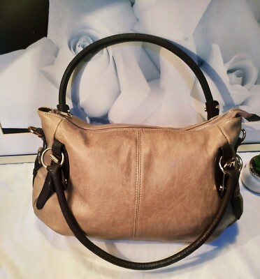 Leather Ladies handbag used | eBay